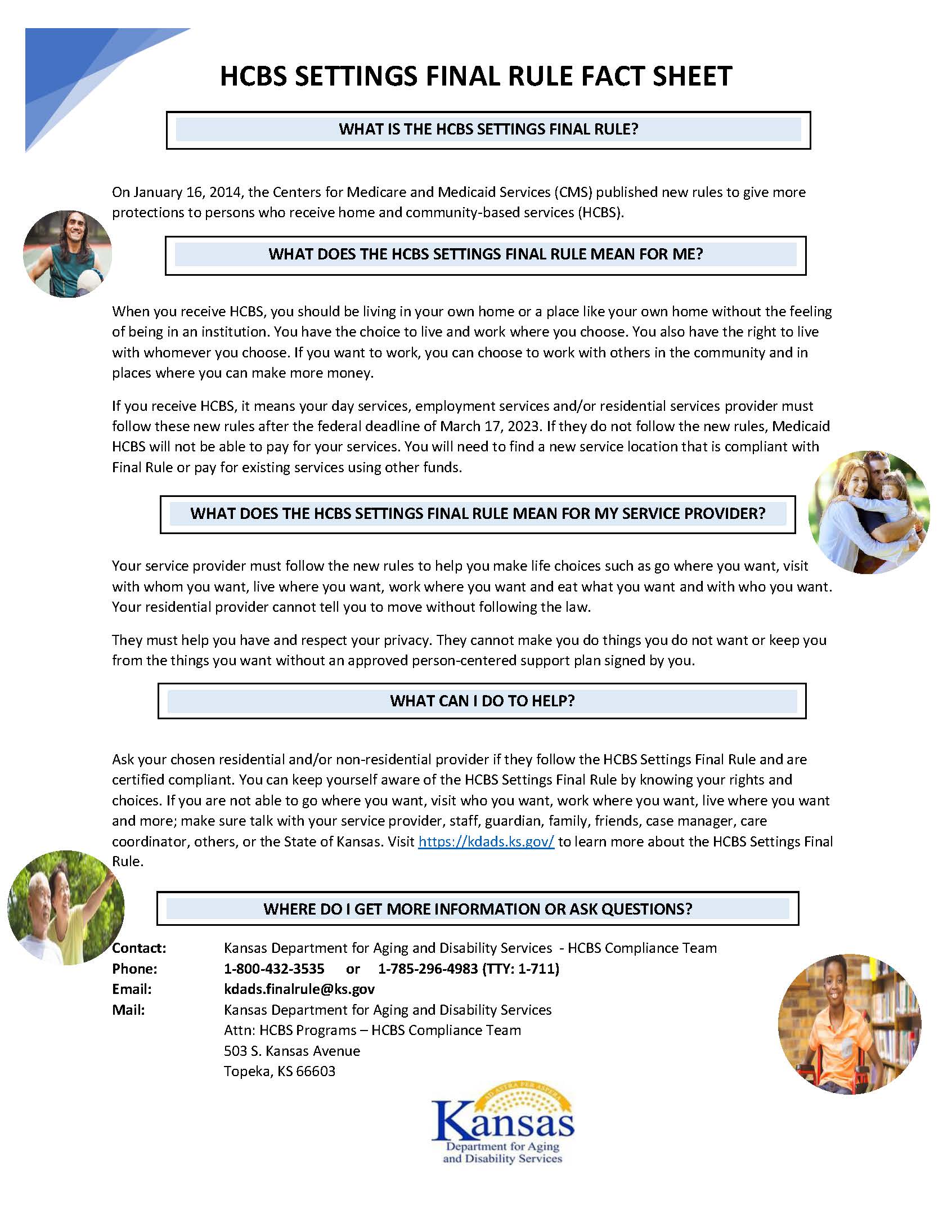 HCBS Final Rule - CDDO of SEK